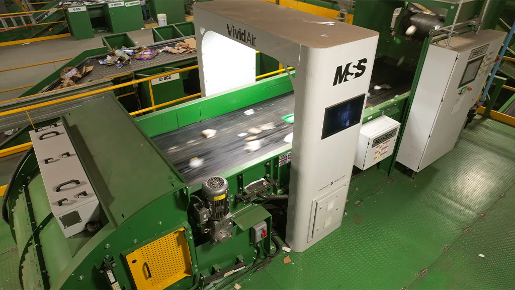 Pairing AI with Air-Ejector Systems - MSS Optical Sorters